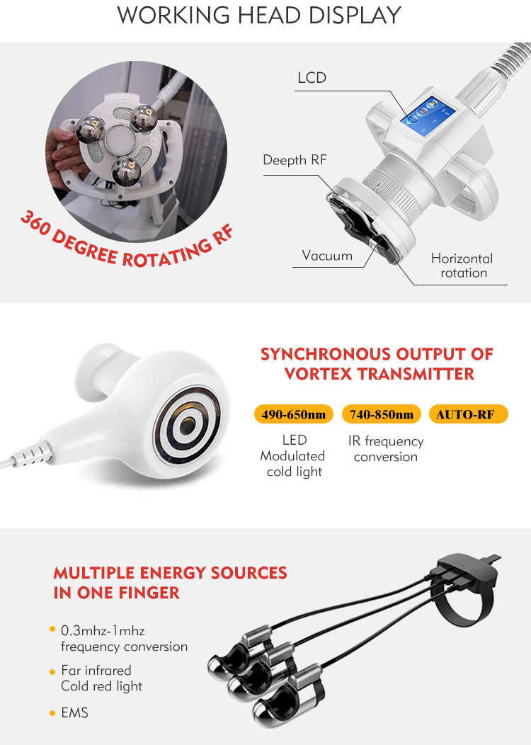 3 in 1 Vacuum Rf Ems Finger Face Lift Body Slim Machine from China ...