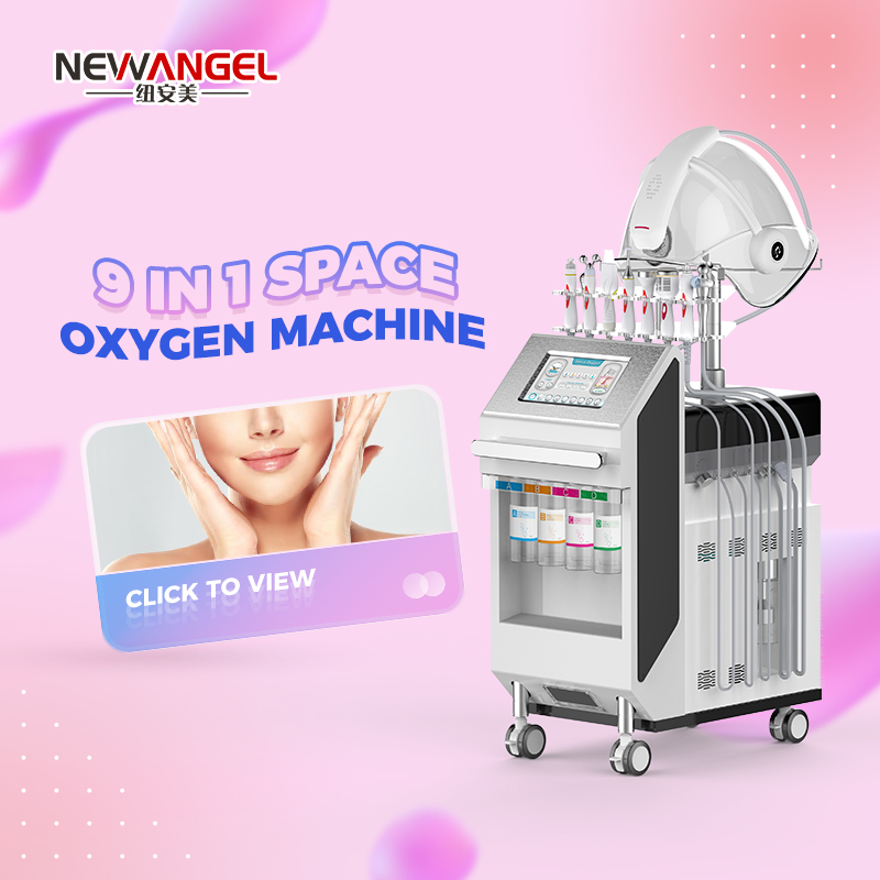 Deep Cleansing Face Water Oxygen Jet LED Mask Oxygen Spray Machine from ...