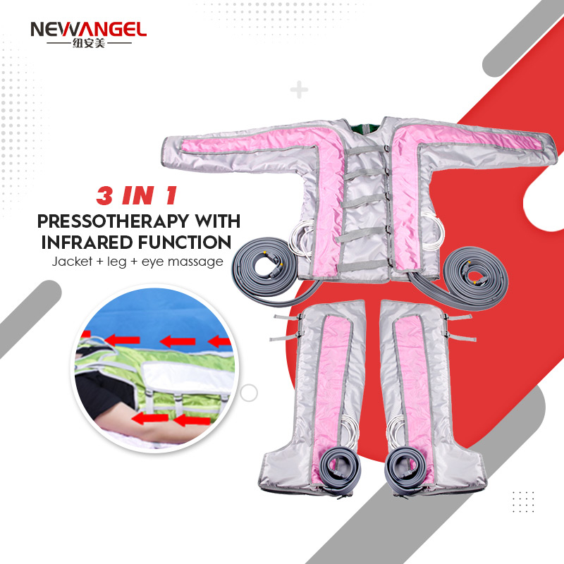 Far Infrared Jacket Full Body Suit Air Pressotherapy Lymphatic Drainage ...