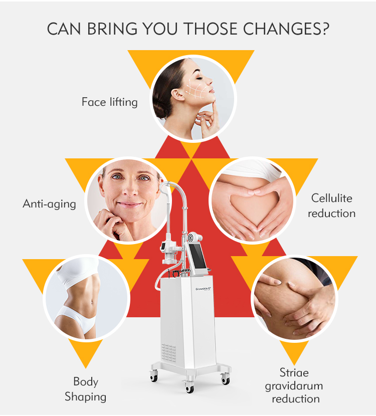 360 Degree Rotating RF Vacuum EMS IR Red Light Fat Rotating Body ...