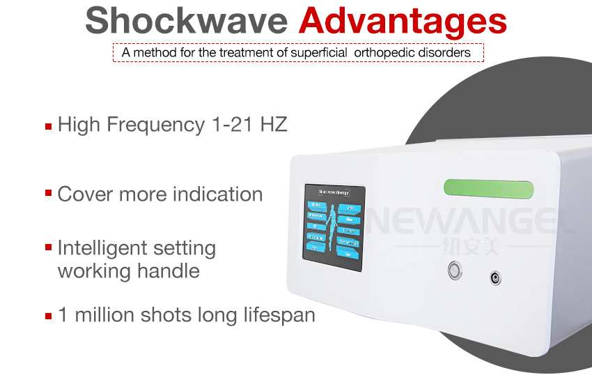 Extracorporeal pain relief shockwave machine for ed